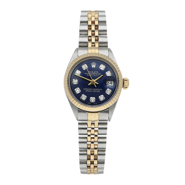 Reloj Rolex para dama modelo Oyster Perpetual DateJust vistas en oro a ...